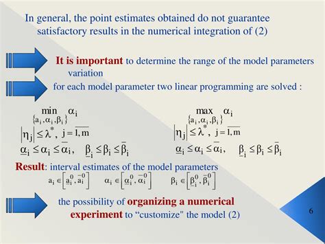 Ppt Interval Estimation Of System Dynamics Model Parameters Powerpoint Presentation Id5869345