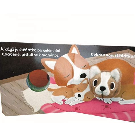 Maňásková Knížka štěňátko Maxíkovy Hračky