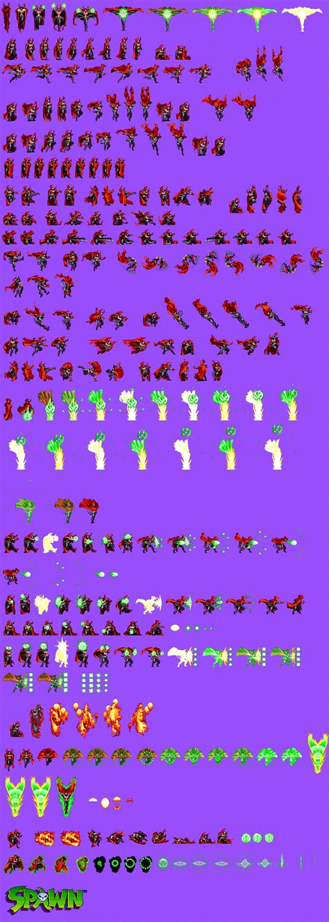 Spawn Sprite Sheet By Veedoo500 On Deviantart
