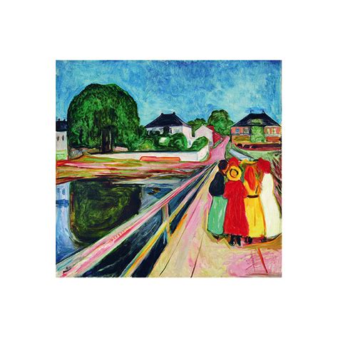 Kunstdruck Edvard Munch Mädchen Auf Der Brücke