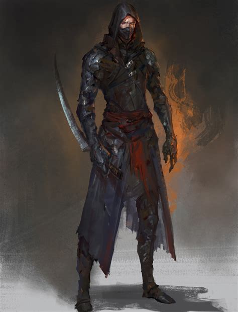 Assassin Ting Xu Concept Art Characters Dark Fantasy Art Fantasy