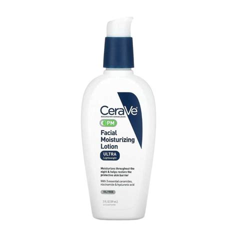 Cerave Pm Facial Moisturizing Lotion Ultra Lightweight 3 Fl Oz Roar