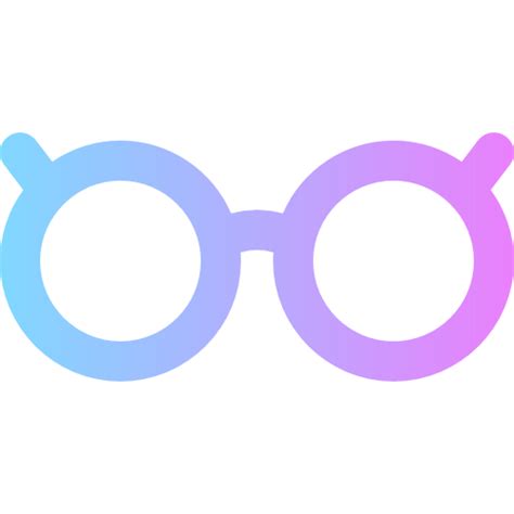 Eyeglasses Super Basic Rounded Gradient Icon Eyeglasses Super Basic Rounded Gradient Icon