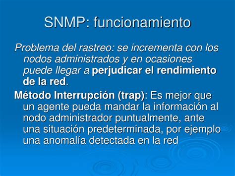 PPT PROTOCOLO SNMP SWISE Simple Network Management Protocol PowerPoint Presentation ID