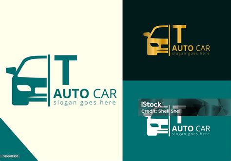 편지 T 자동차 로고 디자인 서식 파일 영감 벡터 일러스트 레이 션 0명에 대한 스톡 벡터 아트 및 기타 이미지 0명 3가지 개체 Gin Tonic Istock