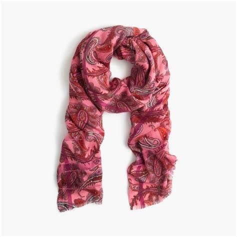 Image Result For J Crew Pink Paisley Scarf Paisley Scarves Paisley