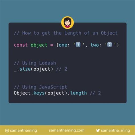 How To Get An Object Length