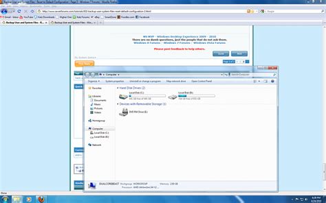 Backup User And System Files Reset To Default Configuration Page 3