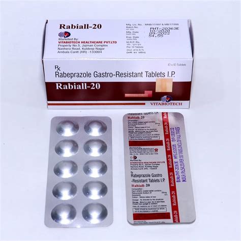 Vitabiotech Rabeprazole Gastro Resistant Tablets Ip Prescription