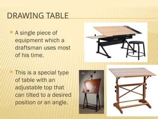 Drawing Instrument Pptx Technical Drawing PPTX