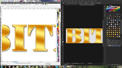 Using Photoshop As A Bitmap Editor For Corel Draw Youtube