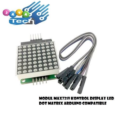 Jual Modul MAX7219 Kontrol Display LED Dot Matrix Arduino Compatible