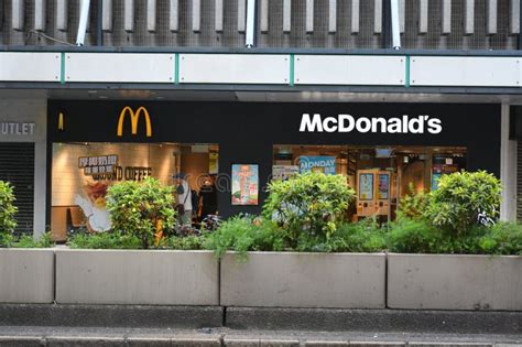 Mcdonalds Facade At Nathan Road In Jordan Hong Kong Editorial Photo