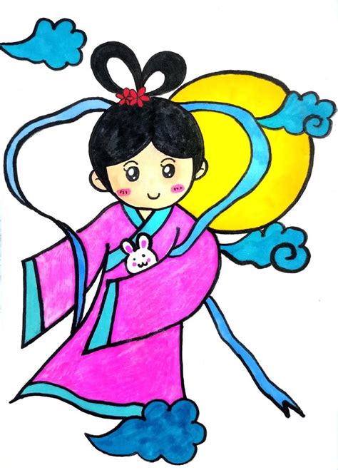 中国古代神话人物色彩简笔画简单（汇总19张） 简笔画图片大全