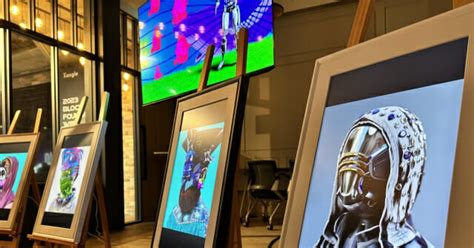 넷기어 솔라나 블록체인 위크에 뮤럴 디지털 액자 Nft 작품 전시