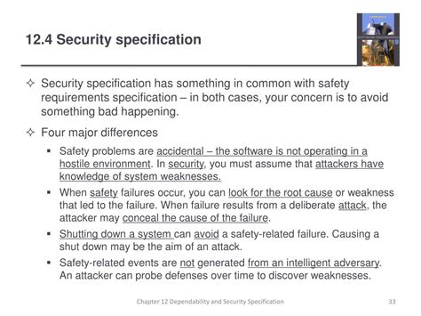 Ppt Chapter 12 Dependability And Security Specification Powerpoint