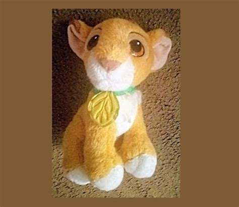 Medium Vintage Lion King Simba Cub Disney Teddy Bear Plushie Etsy
