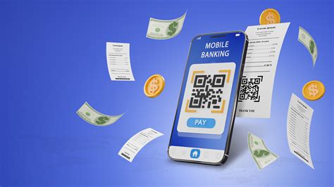 3d Rendering Of Qr Code Scanning And Mobile Phone Online Payment Mobile Scan Qr Code Pay The