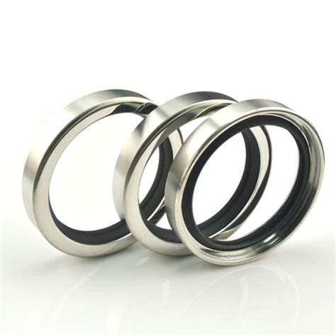 Ptfe Stainless Steel Rotary Lip Air Compressor Ptfe Oil Seal Shaft Seal For Pumps Engine Mixers