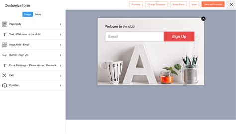 Email Signup Forms By Zoho Campaigns