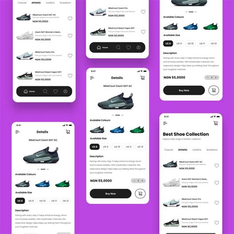 Ukoha Obinna On Linkedin Mobile App Ui Concept For A Shoe Store