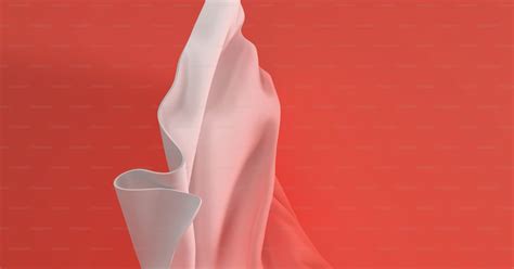 빛나는 구체 3d 렌더링으로 움직이는 고급 부드러운 섬유 직물 추상 현대 디자인 요소 산호 색 배경 사진 Unsplash의 산호색 이미지