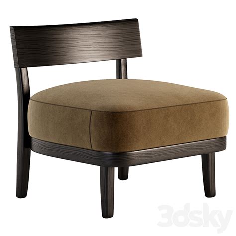 Cherish Lounge Arm Chair 3d Model