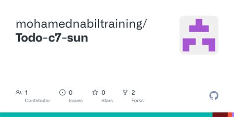 GitHub Mohamednabiltraining Todo C7 Sun