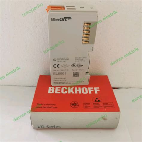 Jual Beckhoff Ethernet Switch Pot El6601 Jakarta Barat Darren Elektrik Tokopedia