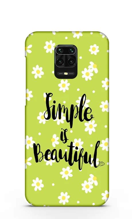 Simple Emotional Xiaomi Redmi Note 9 Pro Max Mobile Cover