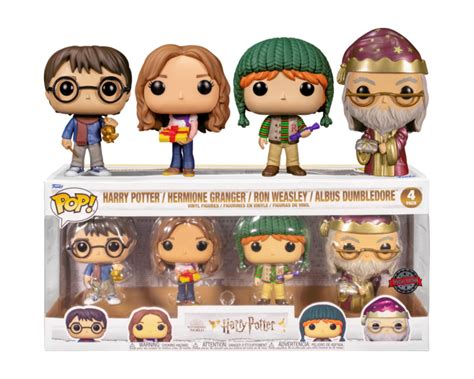 Harry Potter Holiday Pop Vinyl Collectables Set Of 4 Little Advent Boxes