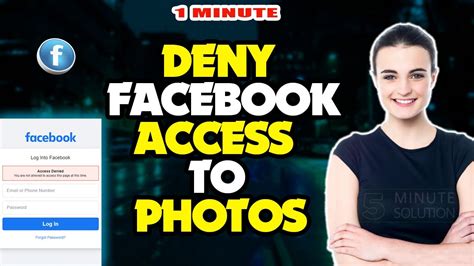 How To Deny Facebook Access To Photos 2024 Youtube