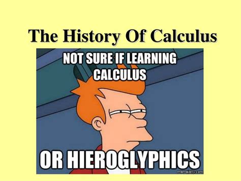 PPT The History Of Calculus PowerPoint Presentation Free Download ID