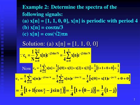 PPT The Fourier Series For Discrete Time Signals PowerPoint Presentation ID