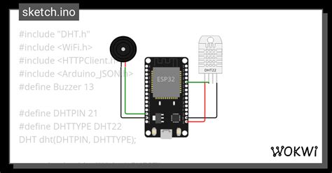 Dht 22 Thingspeak Wokwi Esp32 Stm32 Arduino Simulator
