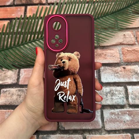 قاب گوشی Honor X7 آنر متال دور سیلیکونی محافظ لنزدار طرح خرس تدی کد 59557 قاب سنتر