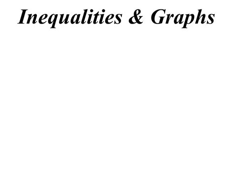 X2 T08 03 Inequalities And Graphs Ppt