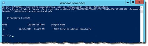 How To Create A Custom Self Signed Certificate With Powershell Mister