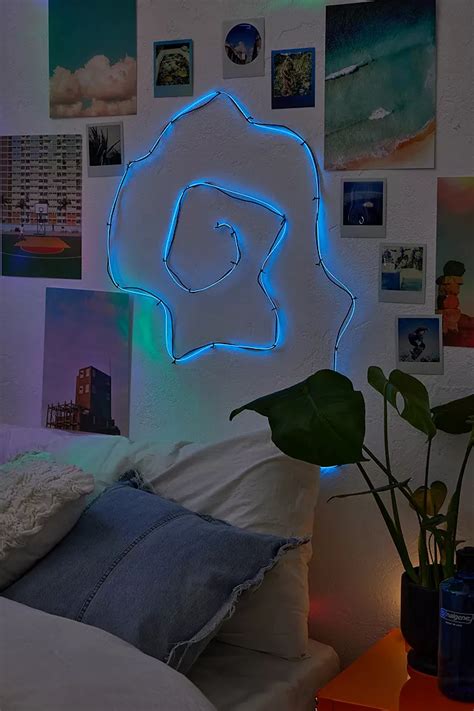 Make Your Own Blue Neon String Light Urban Outfitters Uk