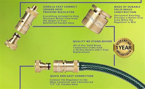 Gorilla Easy Connect Soaker Hose Pressure Reducer