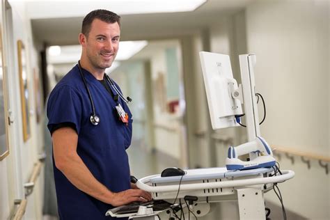 Nurse At Computer 7 The Cooper Foundation