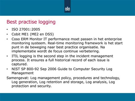 Loggingenmonitoringpresentatiemetpenetratietesten PPTX