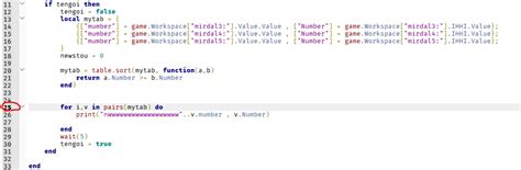 Why This Tablesort Script Work Strangely Scripting Support Developer Forum Roblox