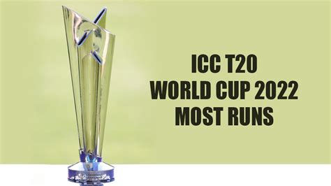 Cricket News Highest Run Scorers In T20 World Cup 2022 🏏 Latestly