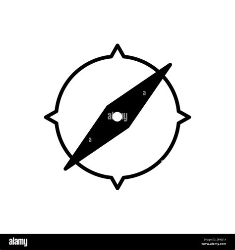 Compass Icon Vector Navigation Icon Stock Vector Image And Art Alamy