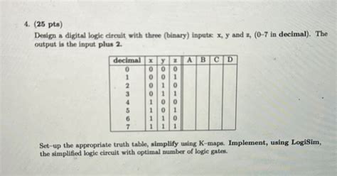 Solved Need Help Asap Please Implement The Circuit Using