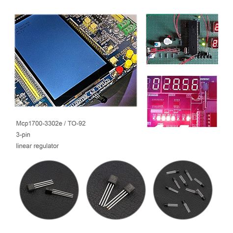 Mcp1700 3302e To 92 Ldo Linear Voltage Regulator 3 Terminals 250ma