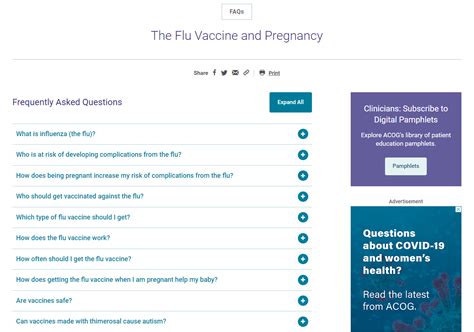 Factsheet The Flu Vaccine And Pregnancy Vaccine Resource Hub