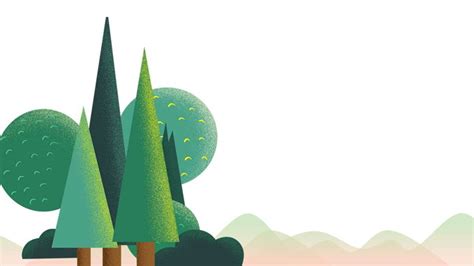 艺术水彩植物插画PPT背景图片 第一PPT