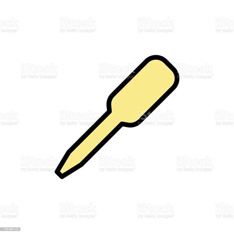 파이펫 화학 아이콘 Ui 및 Ux 웹 사이트 또는 모바일 응용 프로그램에 대한 악취 아이콘의 윤곽 벡터 요소와 간단한 색상 0명에 대한 스톡 벡터 아트 및 기타 이미지